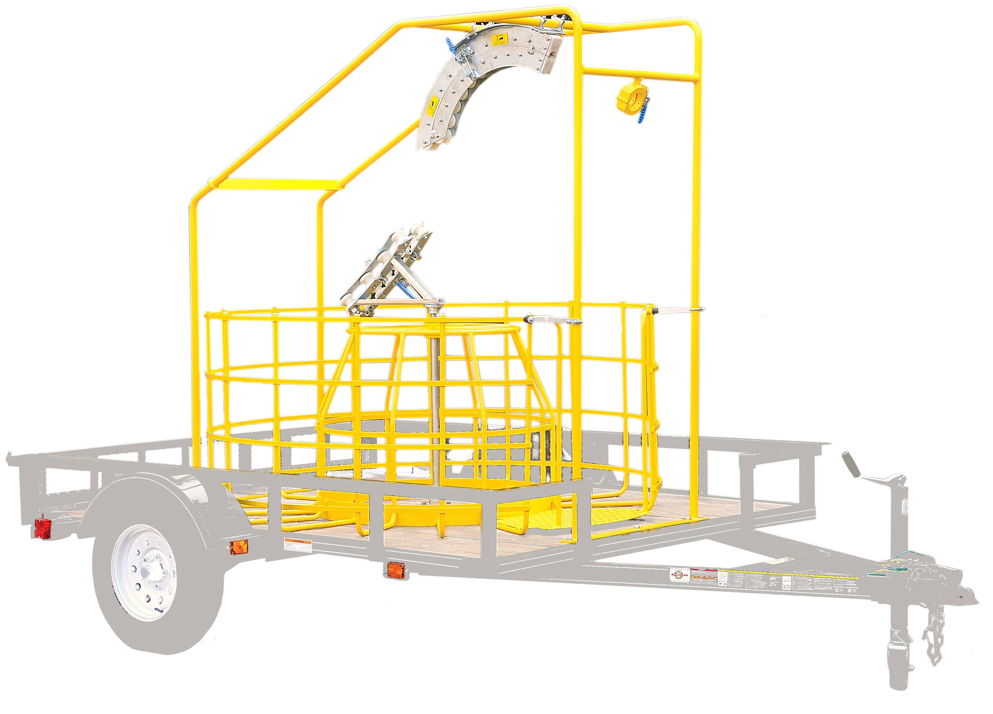 TRAILER-MOUNTED CABLE FLEETER | General Machine Products Company